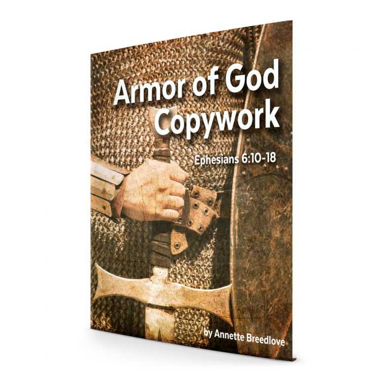 Armor of God Copywork - Homeschool Copywork
